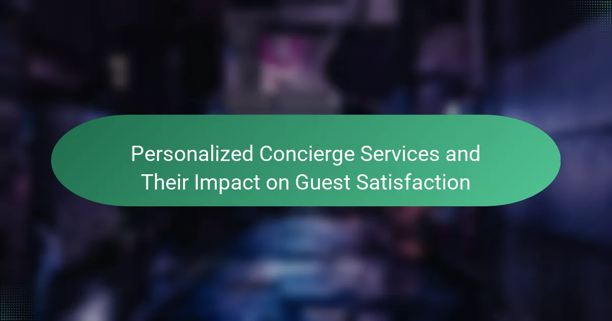 Personalized Concierge Services and Their Impact on Guest Satisfaction ...